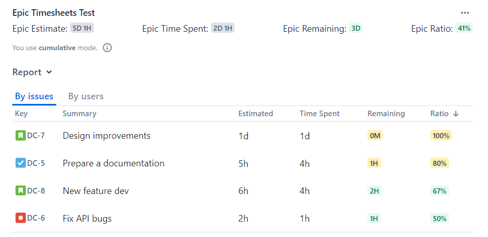 Epic Time Web-Section