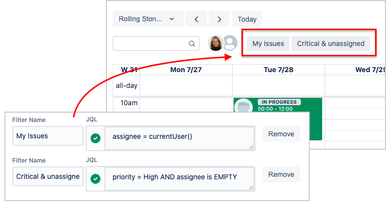 Setting Quick Filters