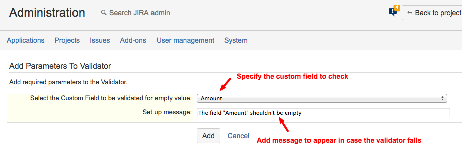 Field Required Validator